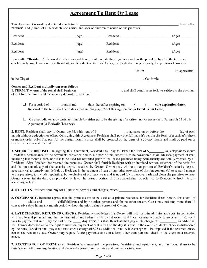 Free Alabama Rental Application Form | PDF | DOCX | Template